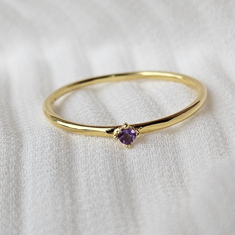 Amethyst Ring - Etsy
