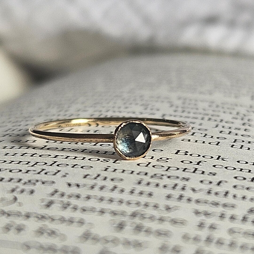 Genuine London Blue Topaz Ring • Gold Filled Ring • Genuine Topaz Ring ...