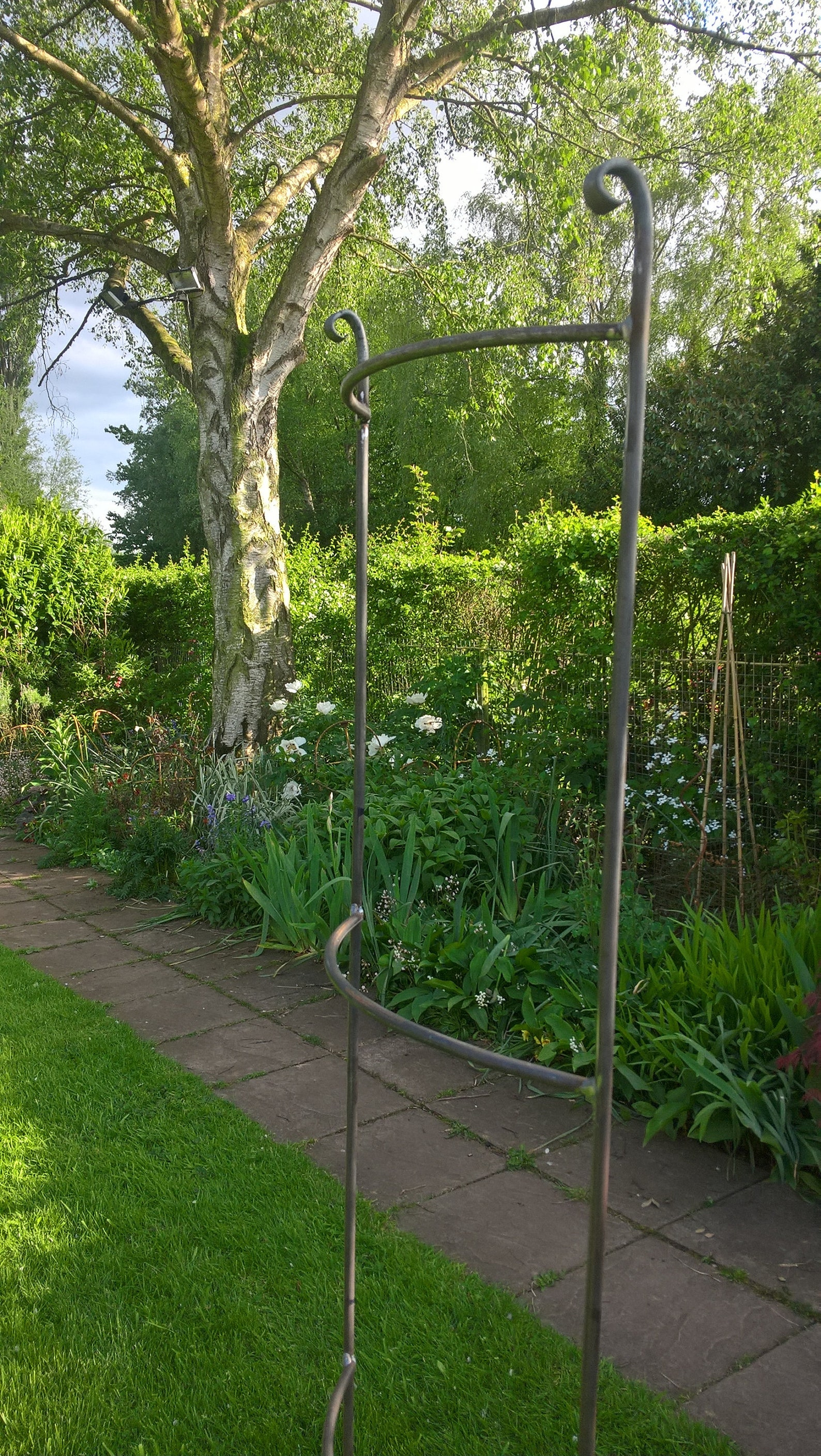 Tall Hand Forged Heavy Duty Trellis / Growing Frame Handmade in 8mm ...