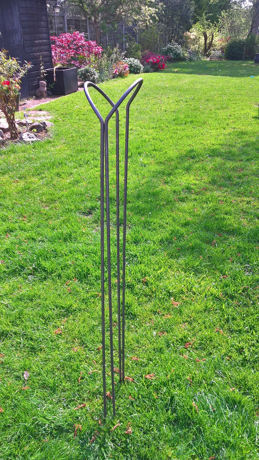 2 Young Tree Supports - 117cm Made From Solid 8mm Steel Bar - Etsy