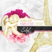 Valentine Clipart, Watercolor Romantic Clipart, Love Clipart, Bonjour ...