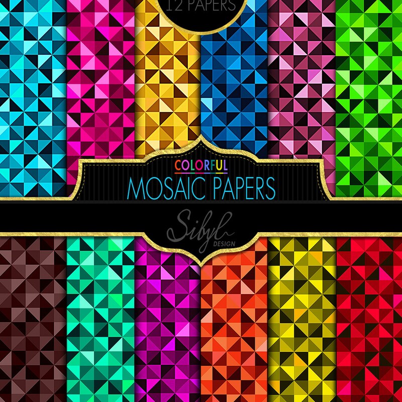 Mosaic Pattern - Etsy