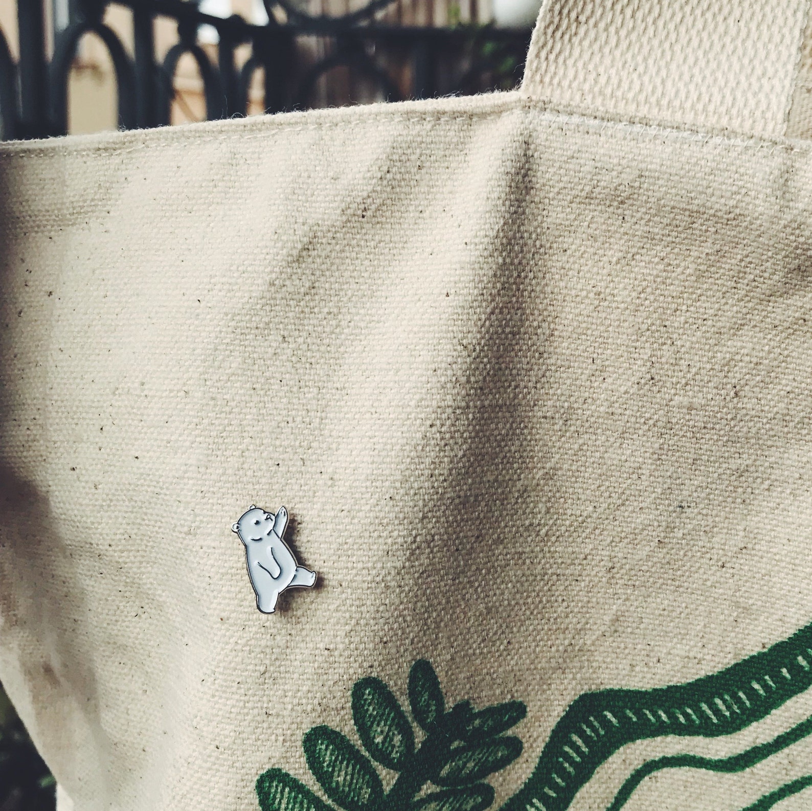 Polar Bear Enamel Pin -polar Bear Brooch- Mini Pin - Etsy