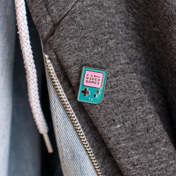 Enamel Game Boy Pin - Etsy