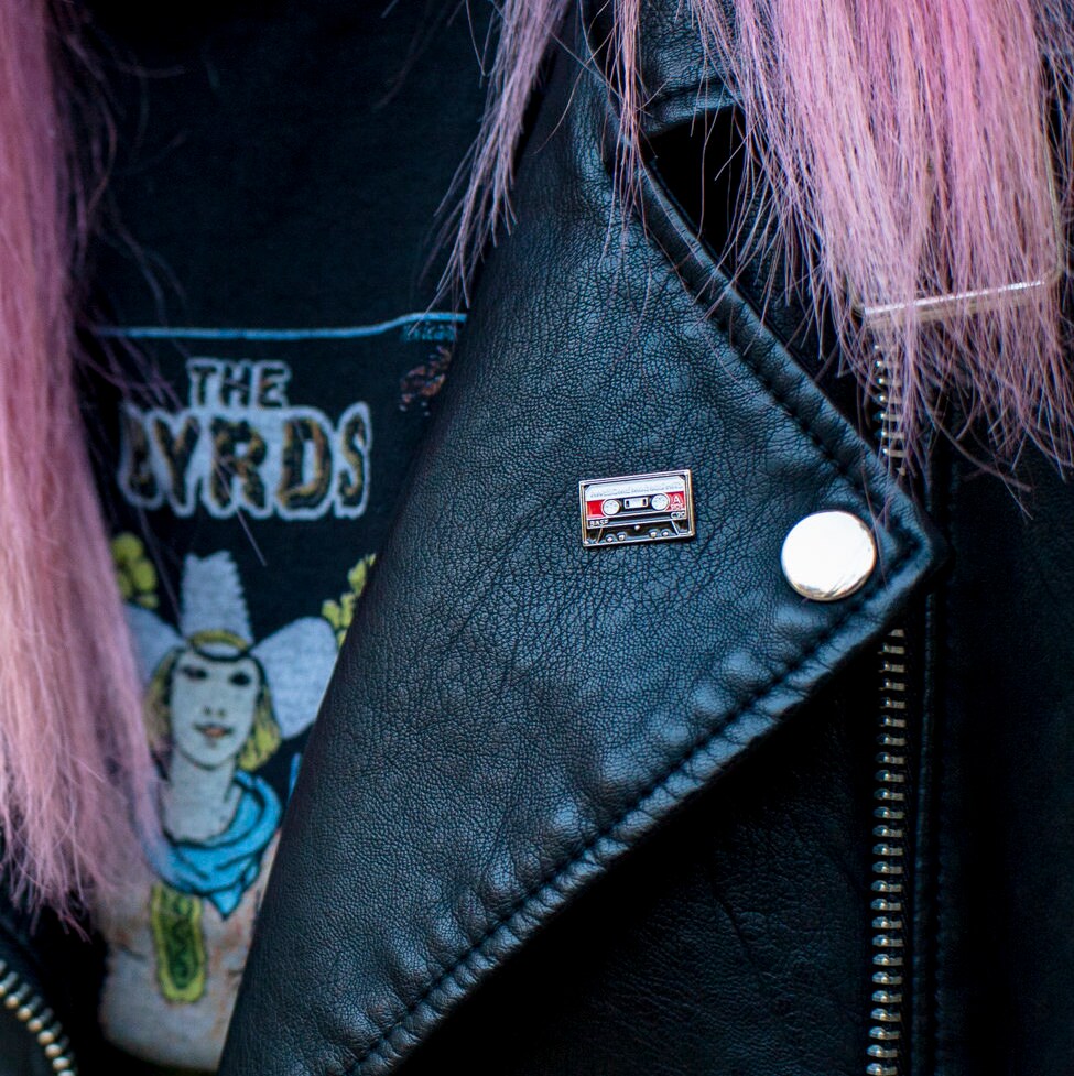 Cassette Enamel Pin - 80s Pin - Retro Pin - Music Pin - Guardians of ...