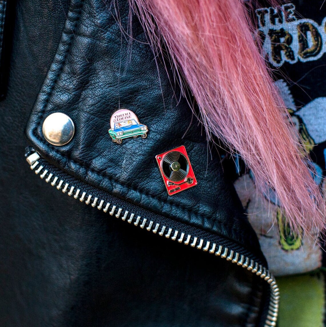 Record Player Enamel Pin Record Player brooch | Etsy