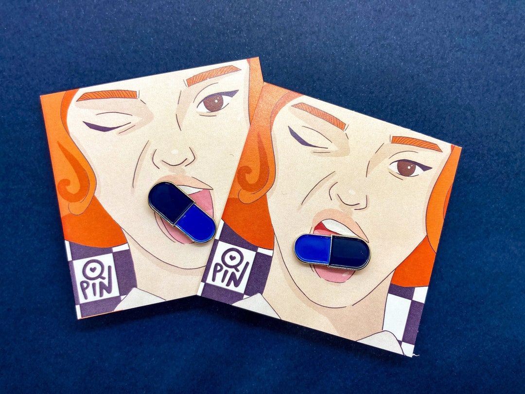 Special Edition: the Queen Gambit Pin Series Pin Beth Harmon Pill Metal ...