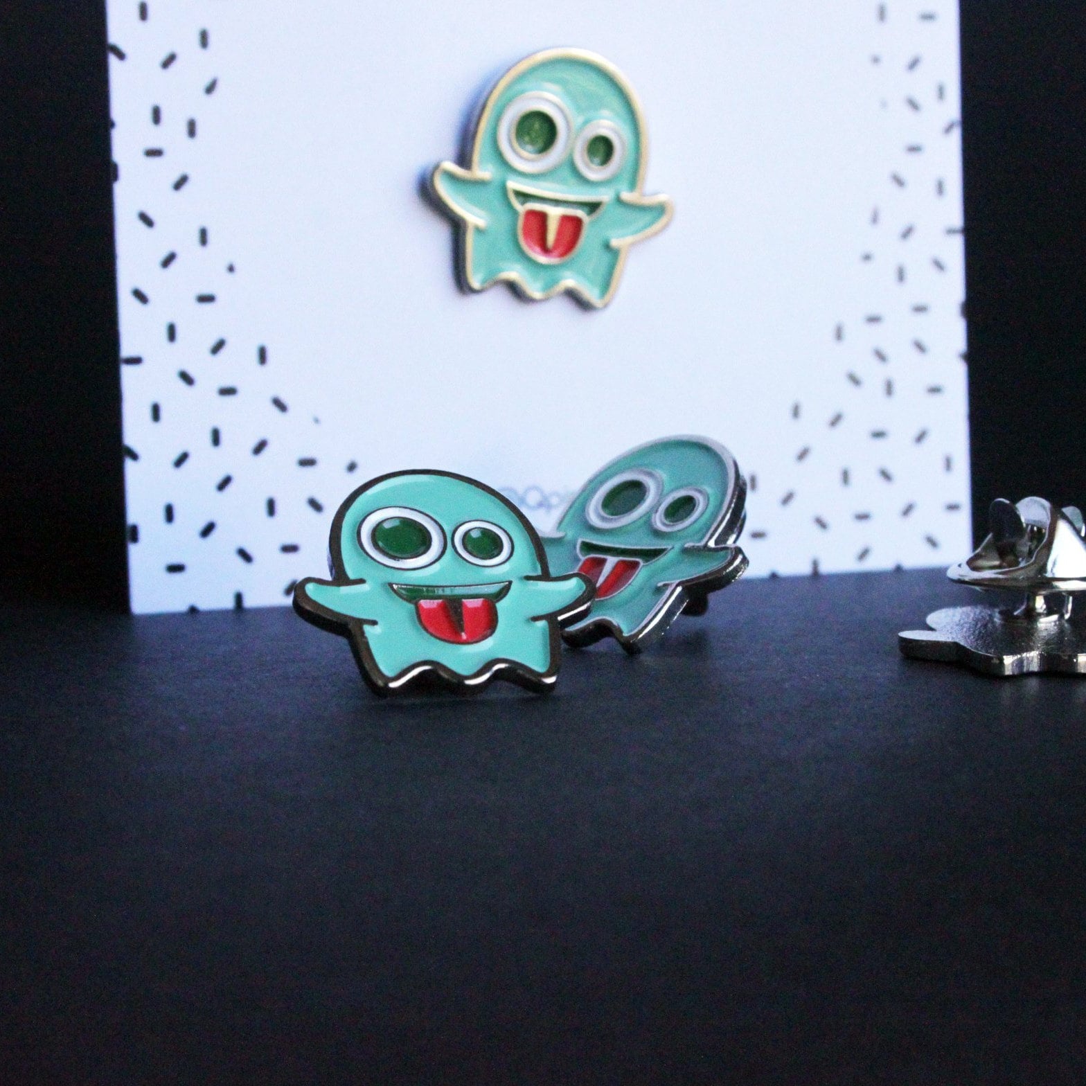 Ghost Enamel Pin Ghost Brooch | Etsy