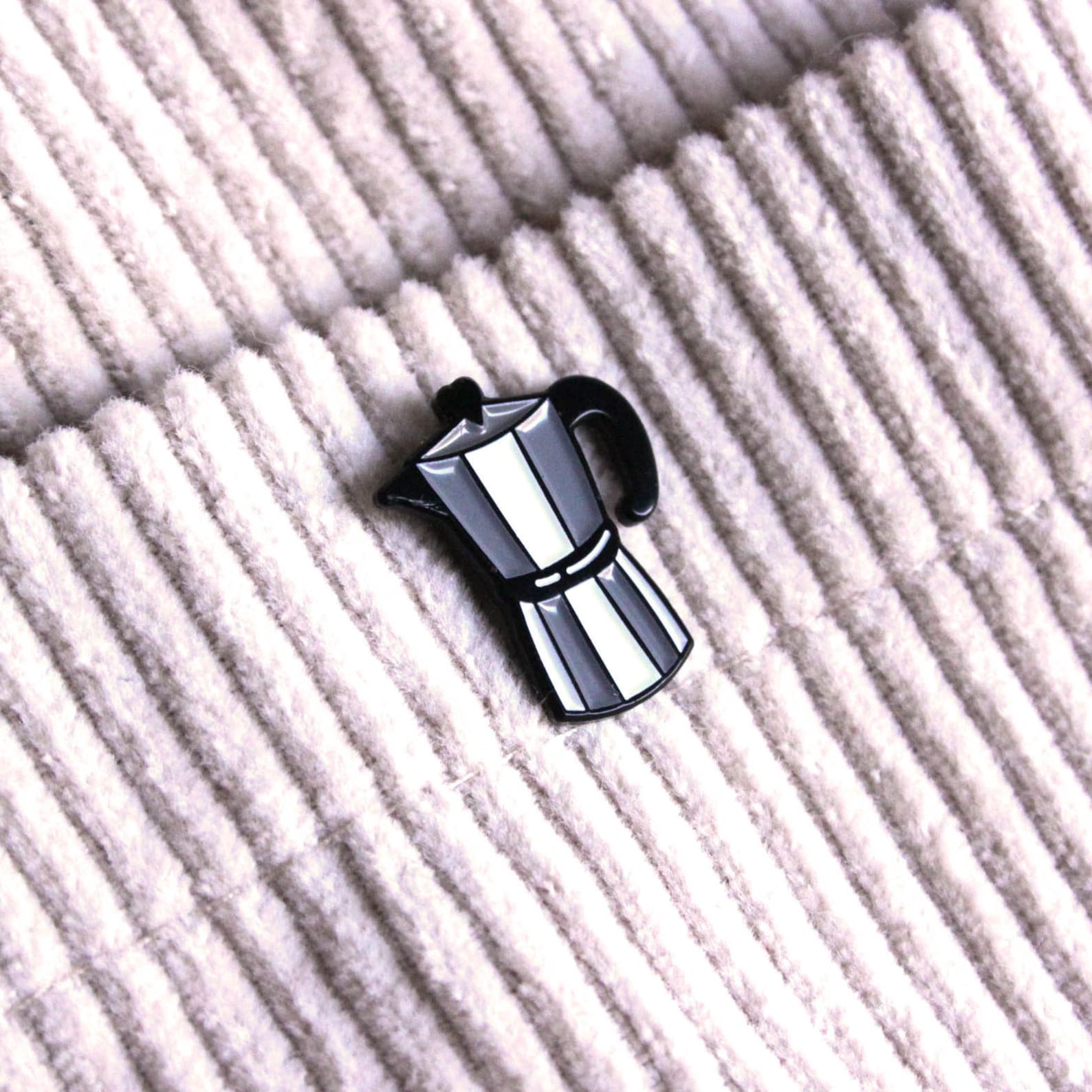 Coffee Maker Pin Coffee Enamel Pin Moka pot pin Camper | Etsy