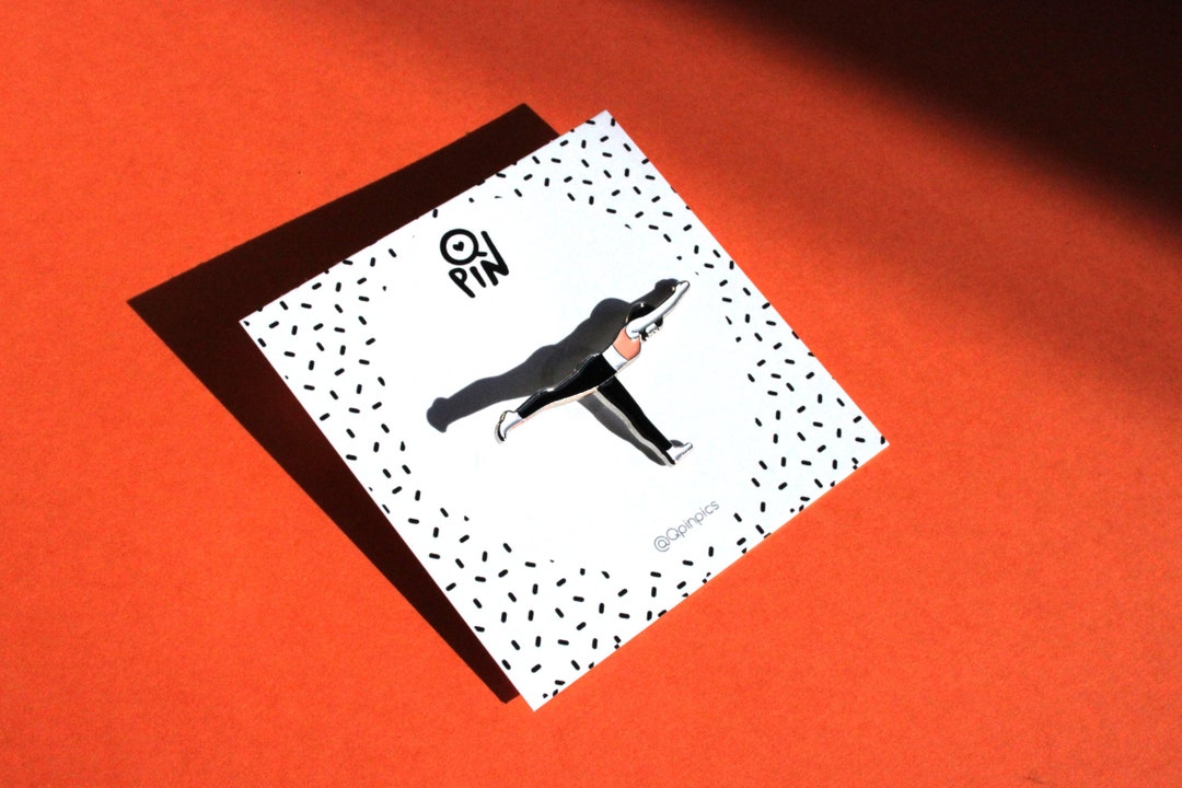Pilates Enamel Pin · Yoga Pin · Exercise Pin · Posture Pilates Pin ...