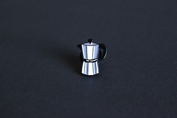 Coffee Maker Pin Coffee Enamel Pin Moka Pot Pin Camper - Etsy