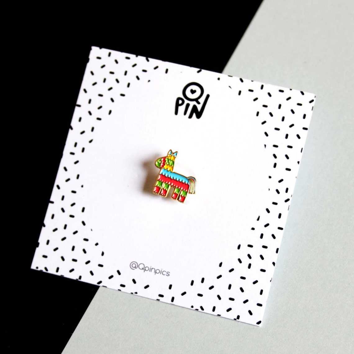 Mexican Piñata Donkey Pin Mexico Pin-mini Pin - Etsy