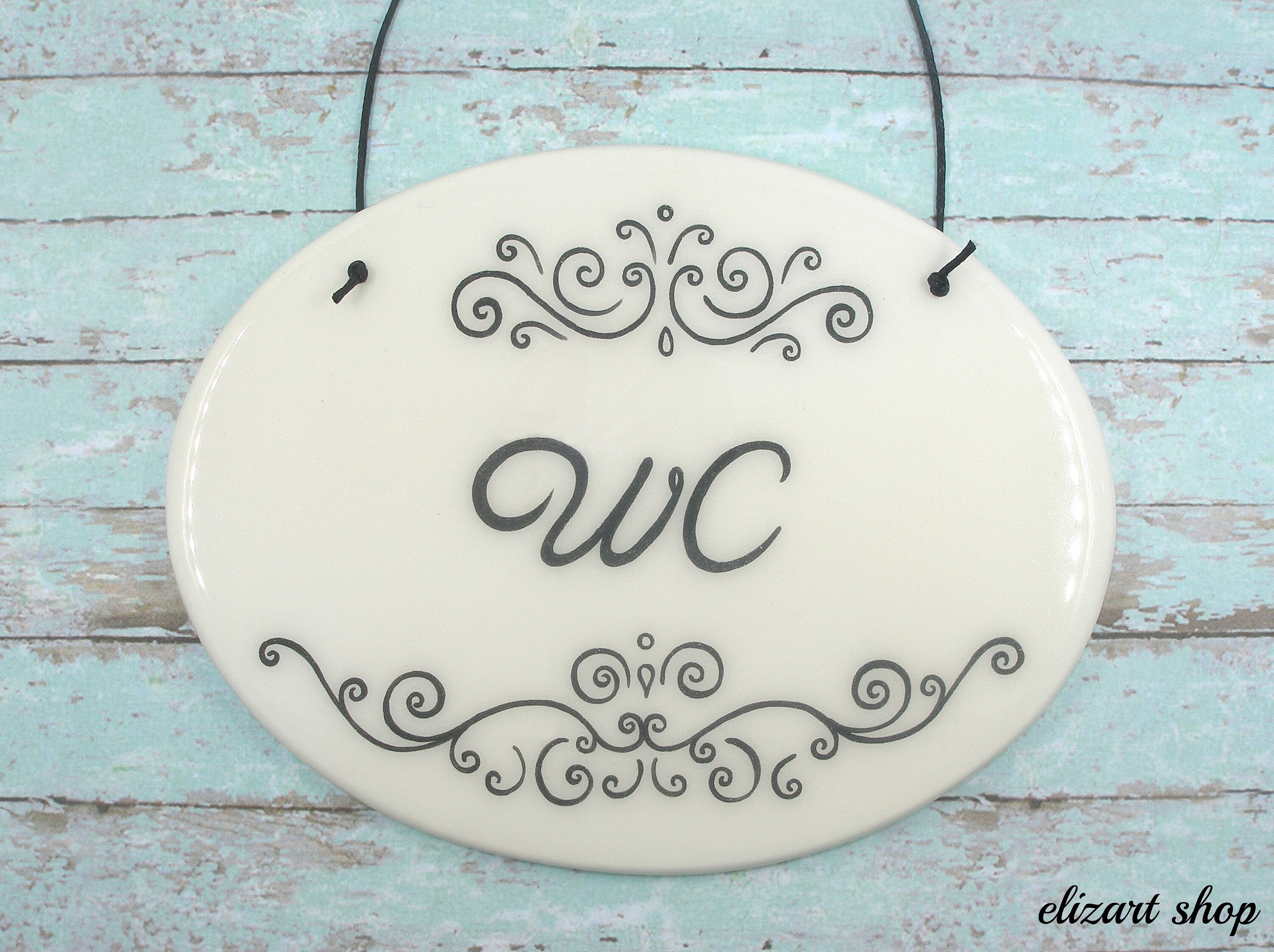 WC Sign Bathroom Sign Toilet Sigh Restroom Sign Washroom - Etsy