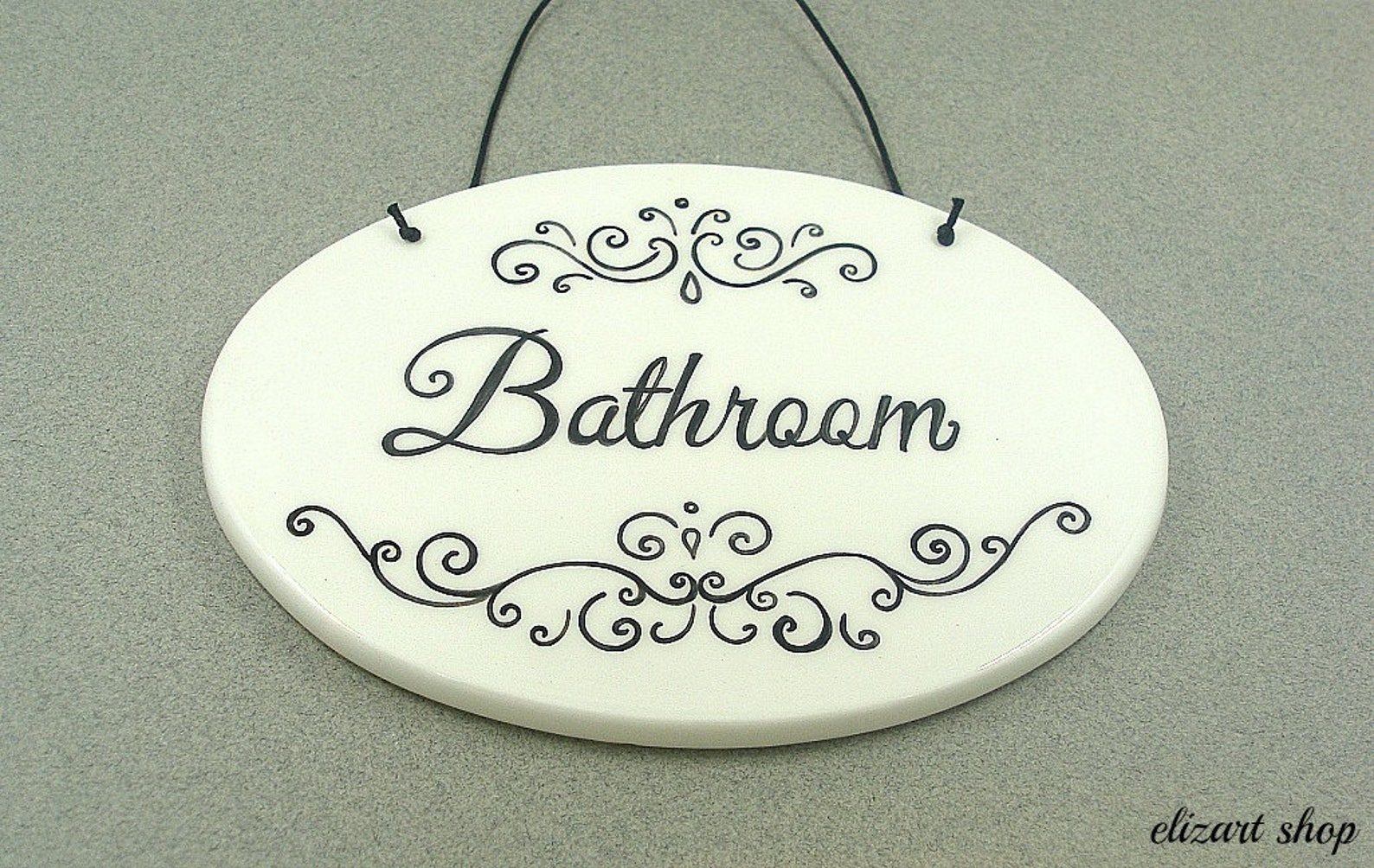 Bathroom Sign Toilet Sign Bath Sign Hanging Bath Sign WC - Etsy