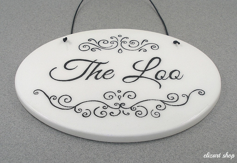 The Loo Sign Toilet Sign Bath Door Sign Bathroom Sign WC - Etsy Hong Kong