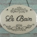 Le Bain Sign French Bathroom Sign Salle De Bain La Toilette - Etsy