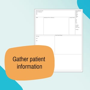 Pharmacy Inpatient Monitoring Form | Pharmacists/students - Etsy