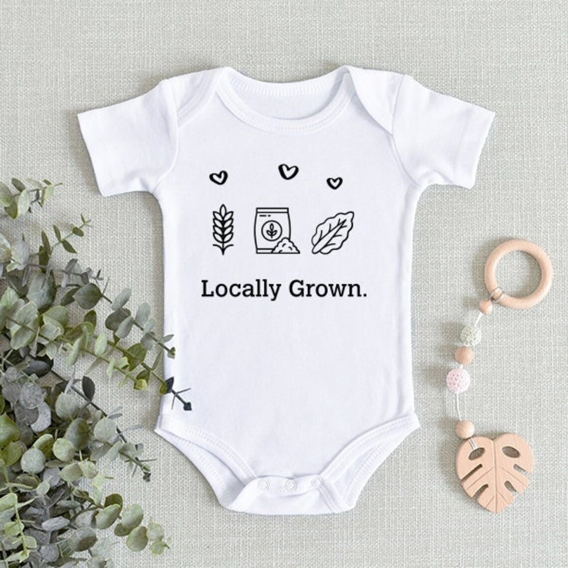 Locally Made Organic Baby SVG Digital File - Etsy