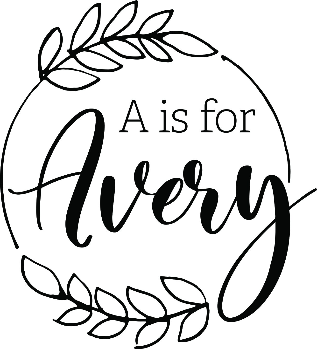 Custom Letter and Name SVG Digital Download - Etsy