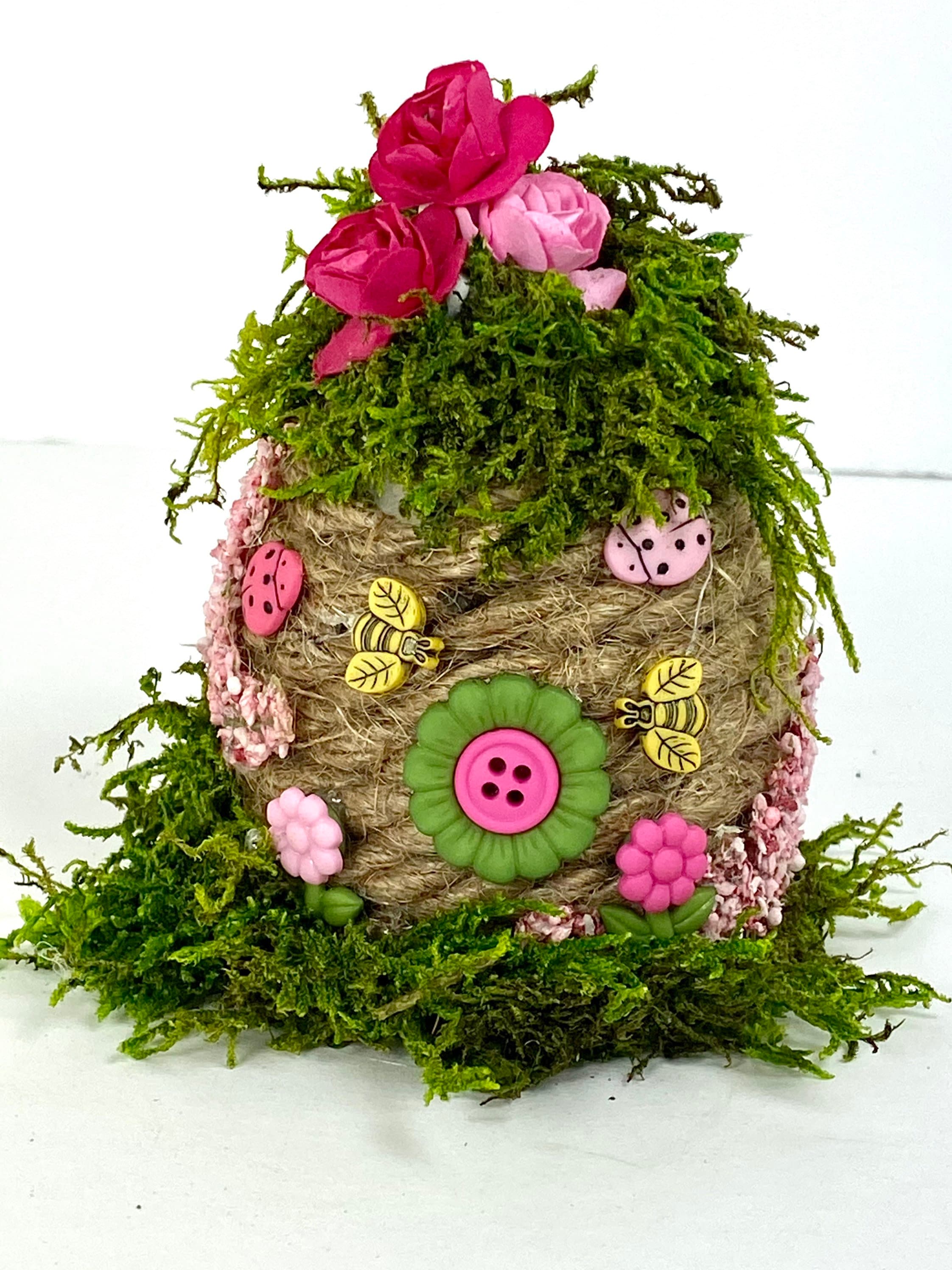 Mini Beehive Skep, Summer Beehive, Beehive Tiered Tray Decor ...