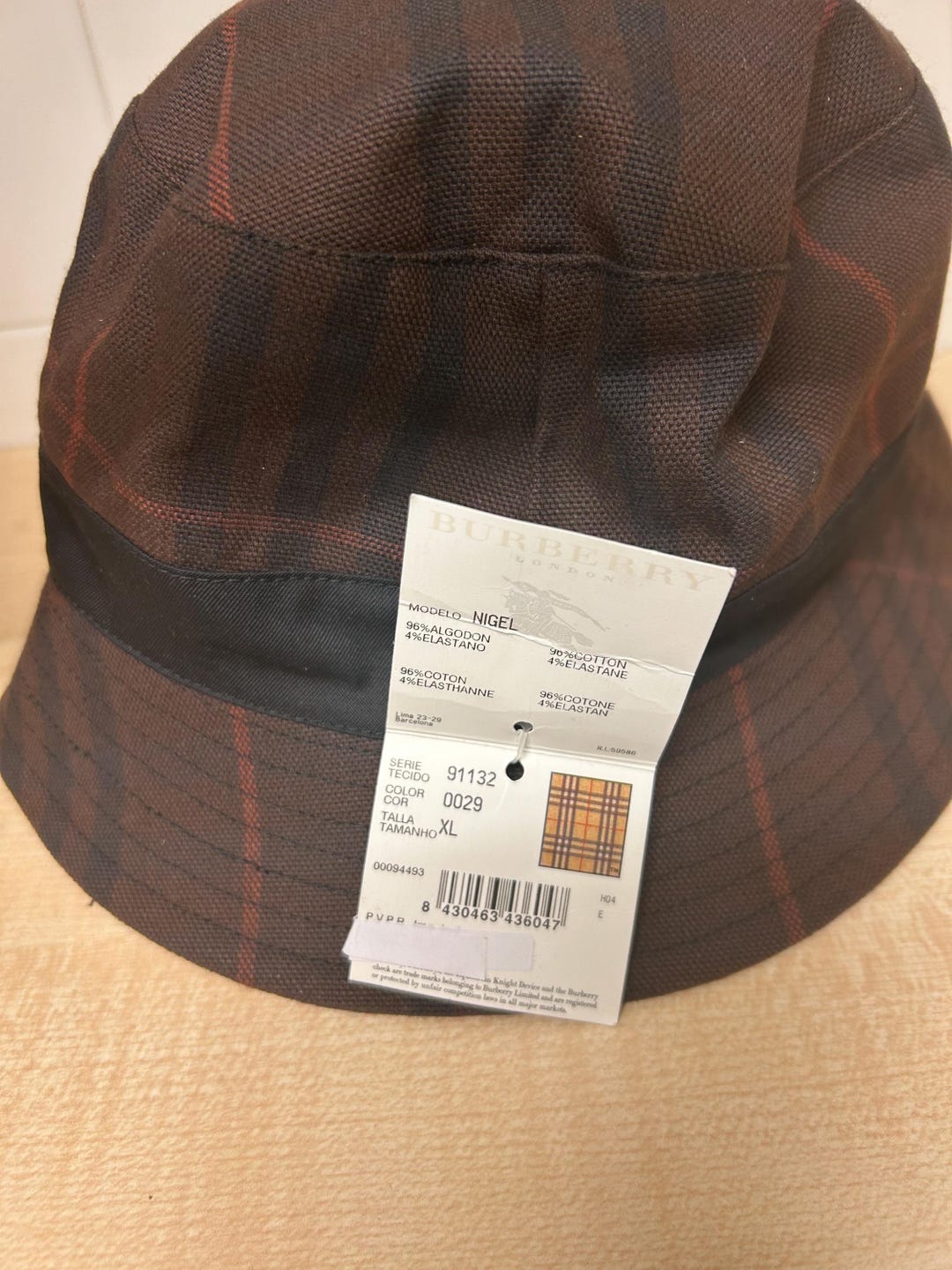 Burberry Buckett Hat Capello Eimerhut Chapeau De Seau - Etsy