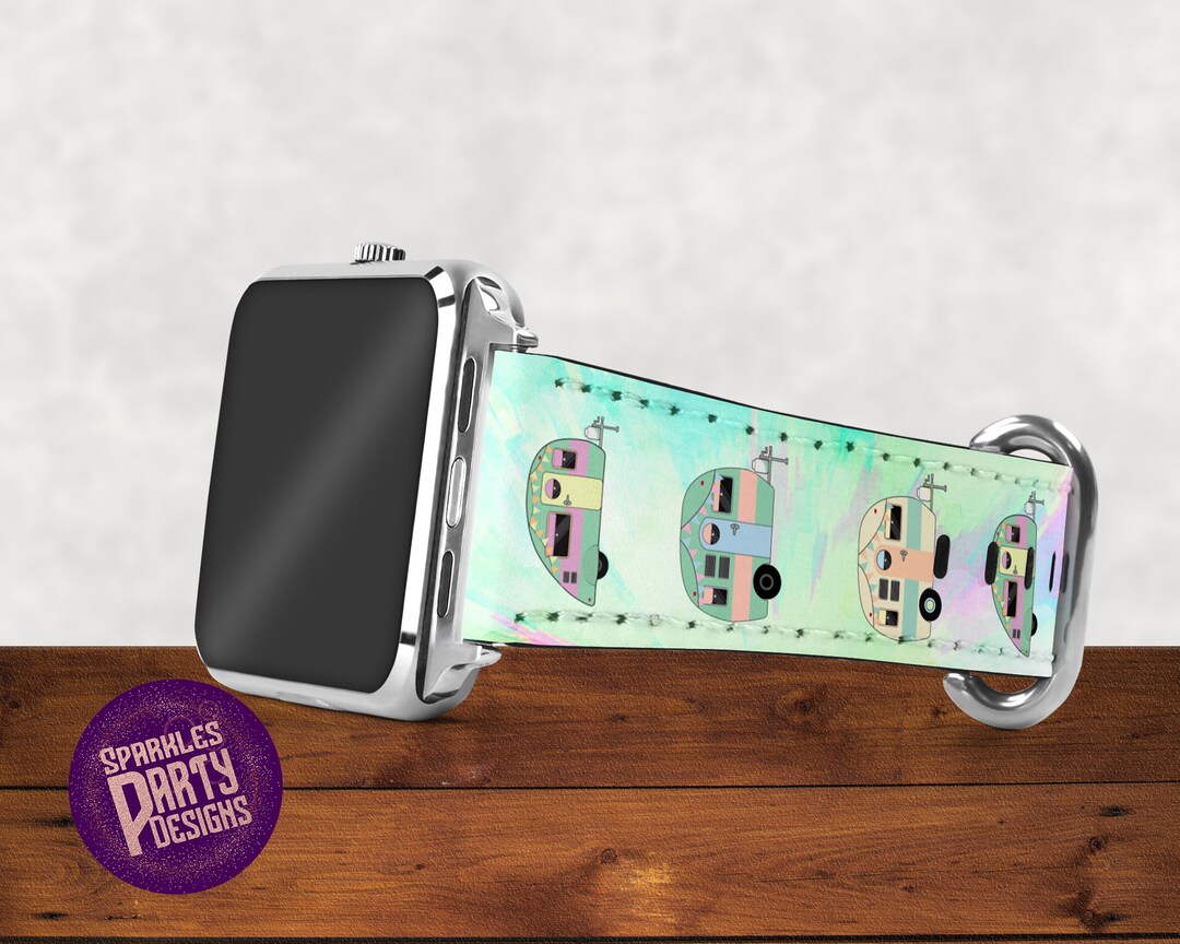 Vintage Camper Camping Watch Band Sublimation Design Template ...