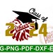 Class of 2024 Senior Baseball Graduation Svg, Dxf, Png, Sublimation ...