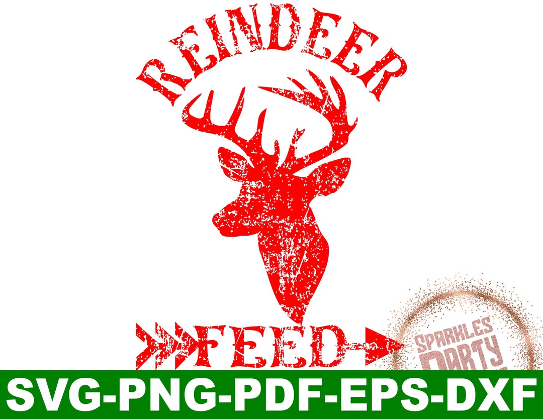 Reindeer Sign Svg, Reindeer Svg, Christmas Sign Svg, Christmas Reindeer ...