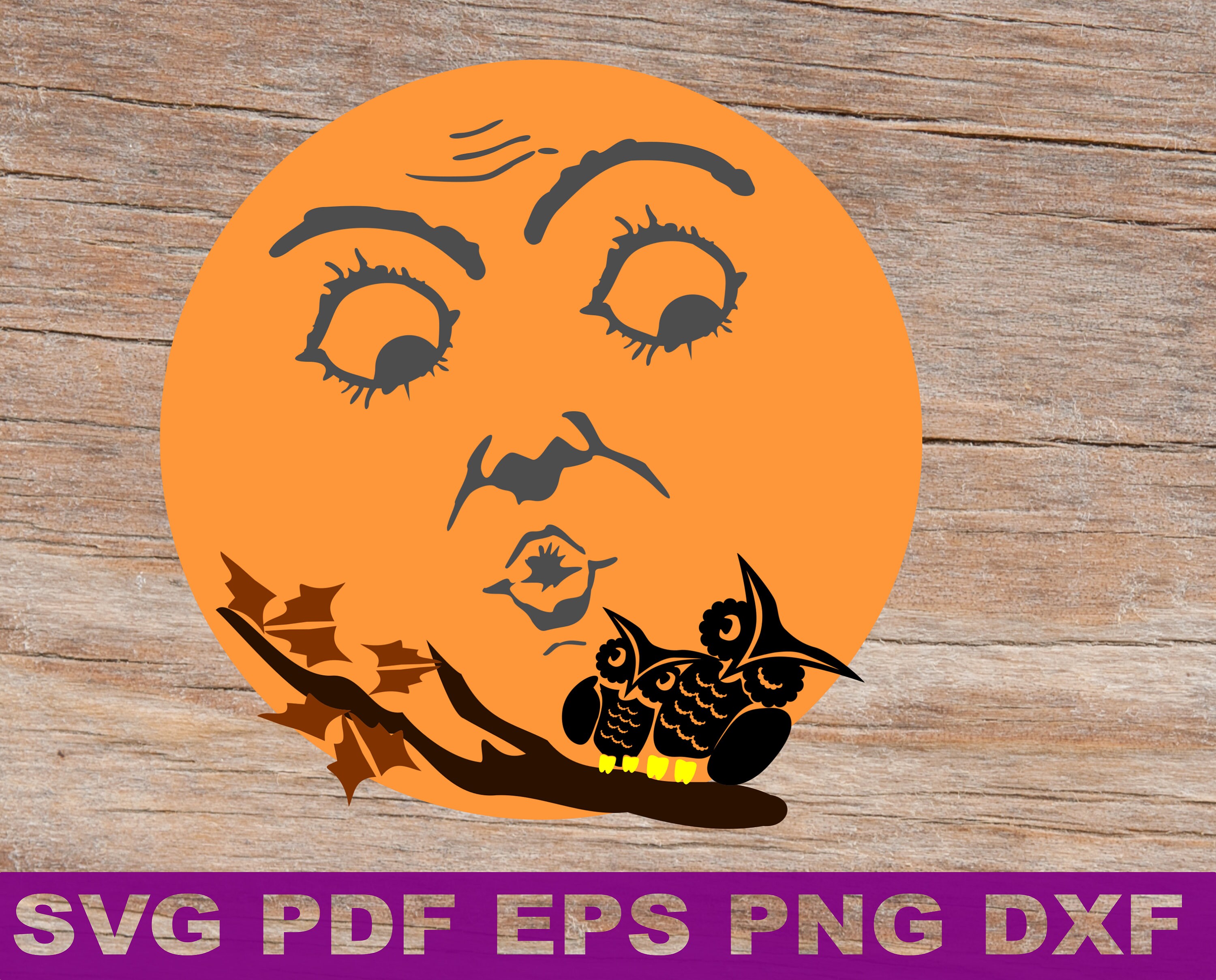 Halloween Svg Svg Halloween Halloween Svg Files Moon Svg | Etsy