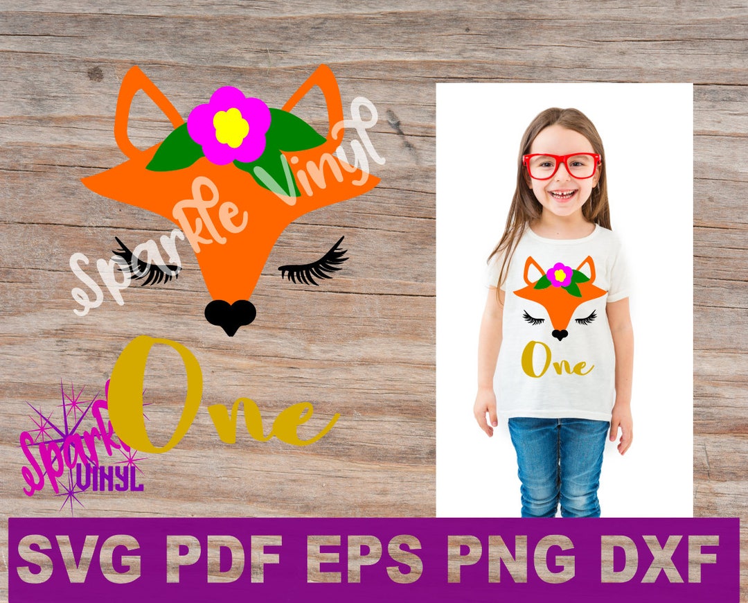 Svg Woodland Fox One First Birthday Shirt Sign Invitations Party ...