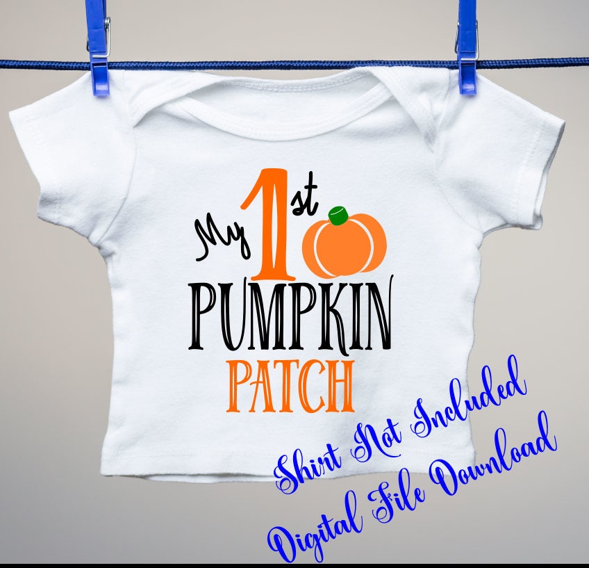 First Pumpkin Patch Svg, Halloween SVG, Pumpkin Svg, First, Pumpkin ...