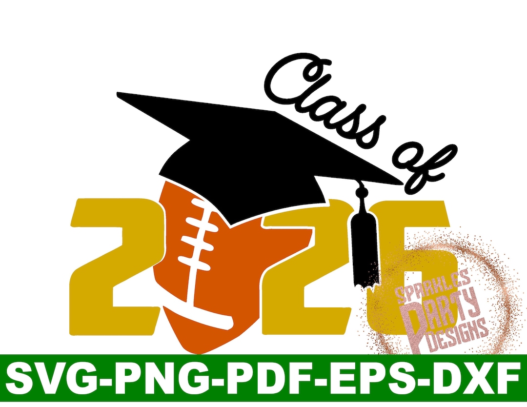 Football Senior 2026 SVG and PNG Cut File and Sublimation - Sublimate ...