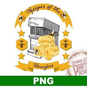 Beekeeper Honeybee Sublimation Transfer Design Download Png, Sublimate ...