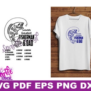 Fishing Svg, Fishing Dad Svg, Fishing Svg for Dads, Fisherman Svg ...