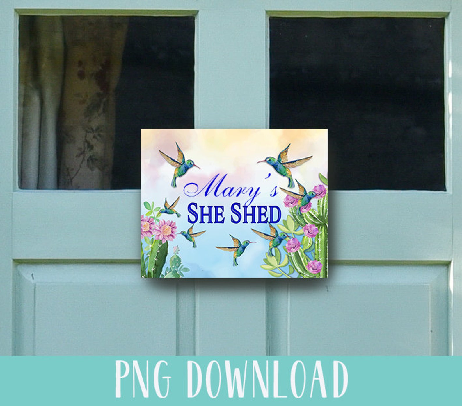 She Shed Sign Door Wall Hanger Sublimation Graphics Designs Download ...