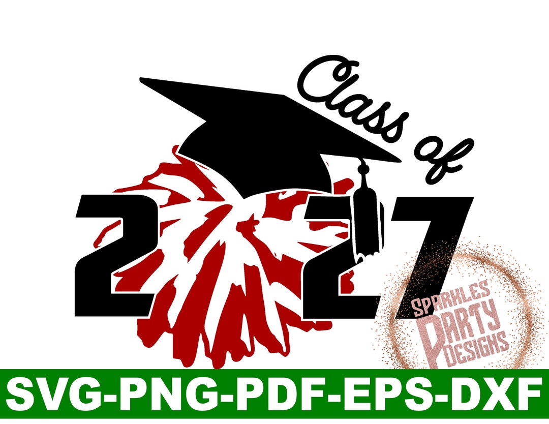 Dance Pom 2027 Senior SVG or Sublimation Design, DXF, PDF, Png, - Etsy