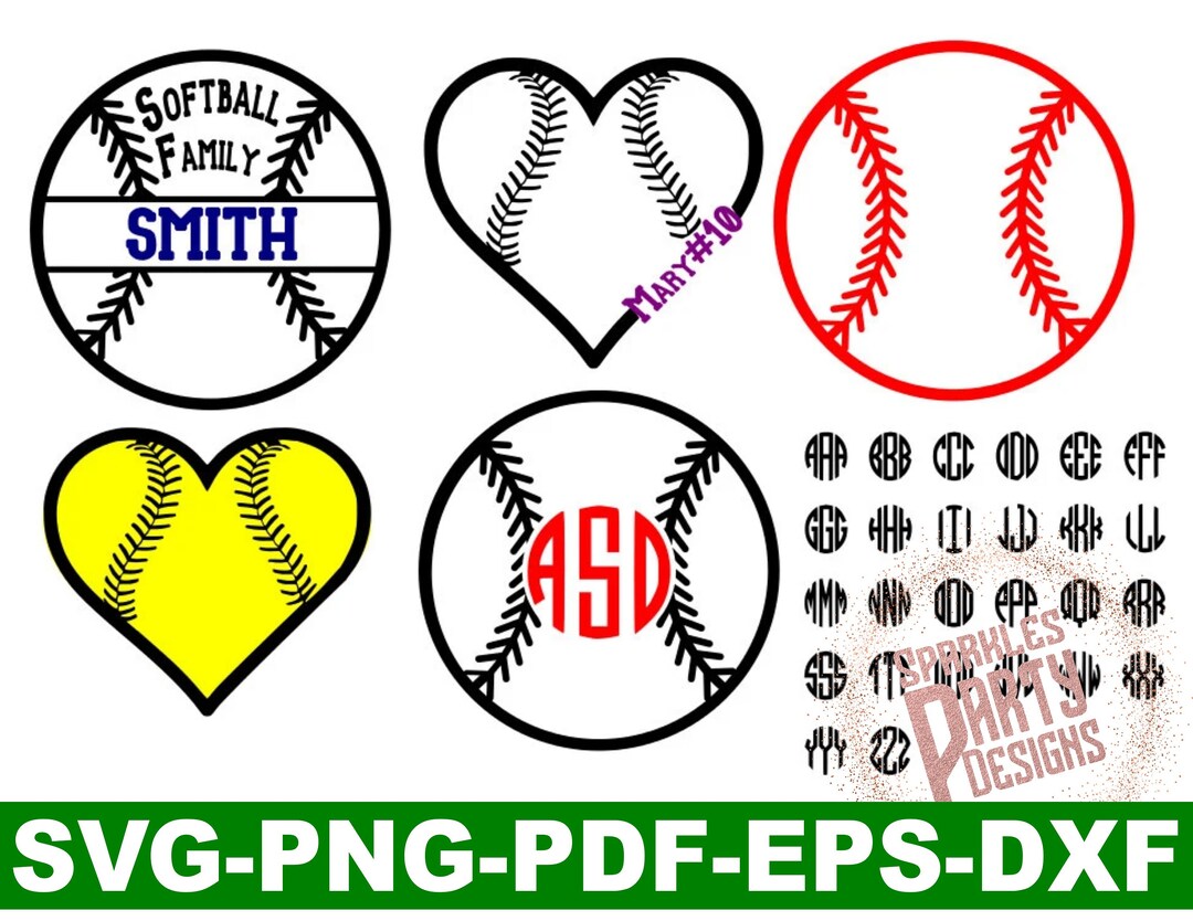 Baseball Svg Files, Baseball Monogram Svg, Baseball Svg Bundle ...