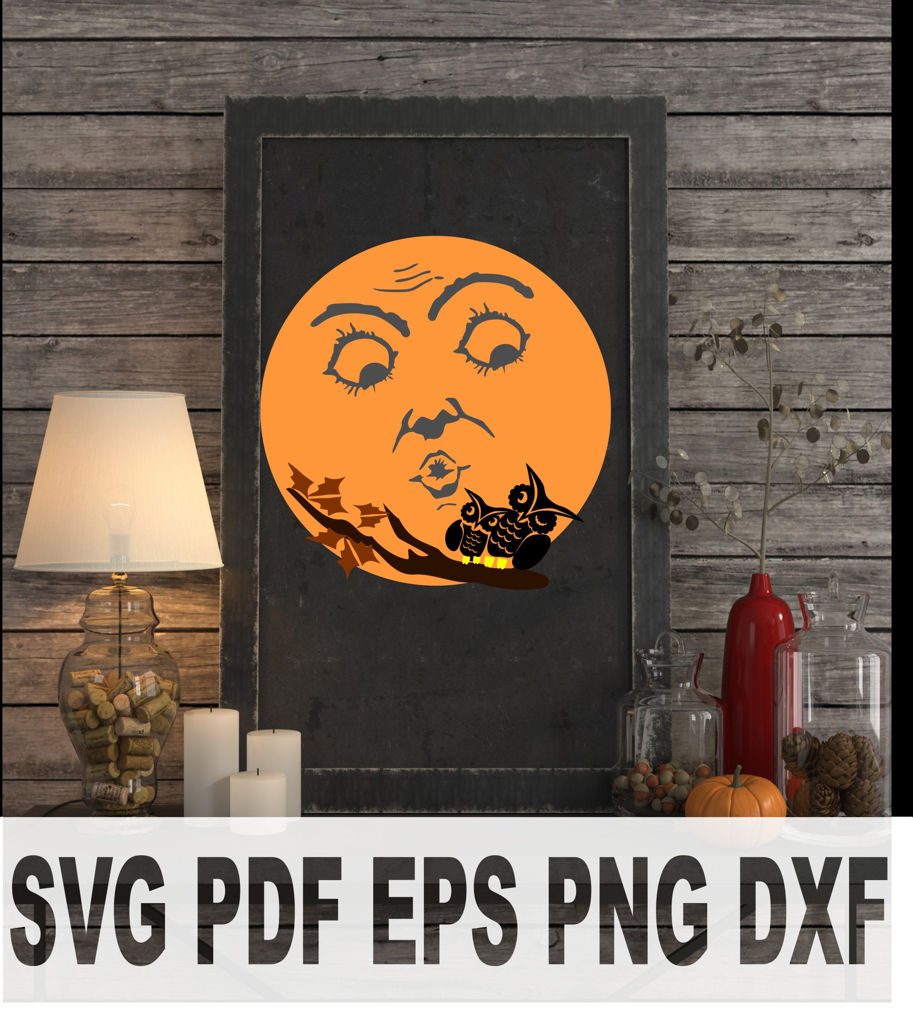 Halloween Svg Svg Halloween Halloween Svg Files Moon Svg | Etsy