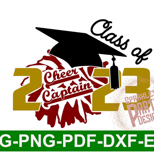 Senior 2023 Cheer Svg - Etsy
