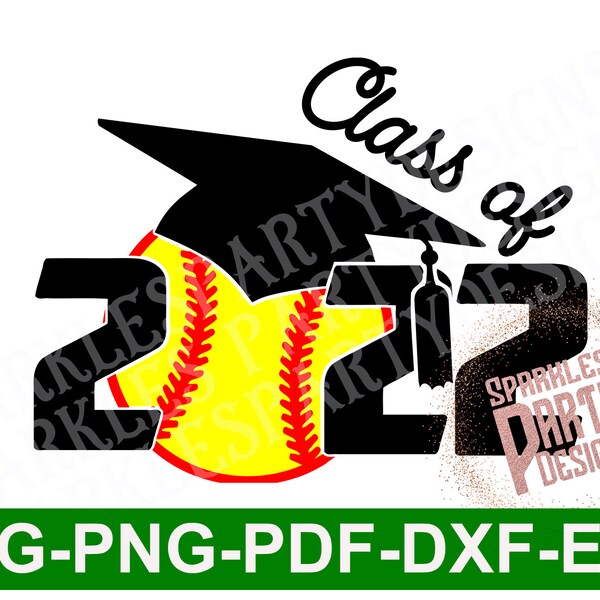 Class of 2022 Softball Svg - Etsy