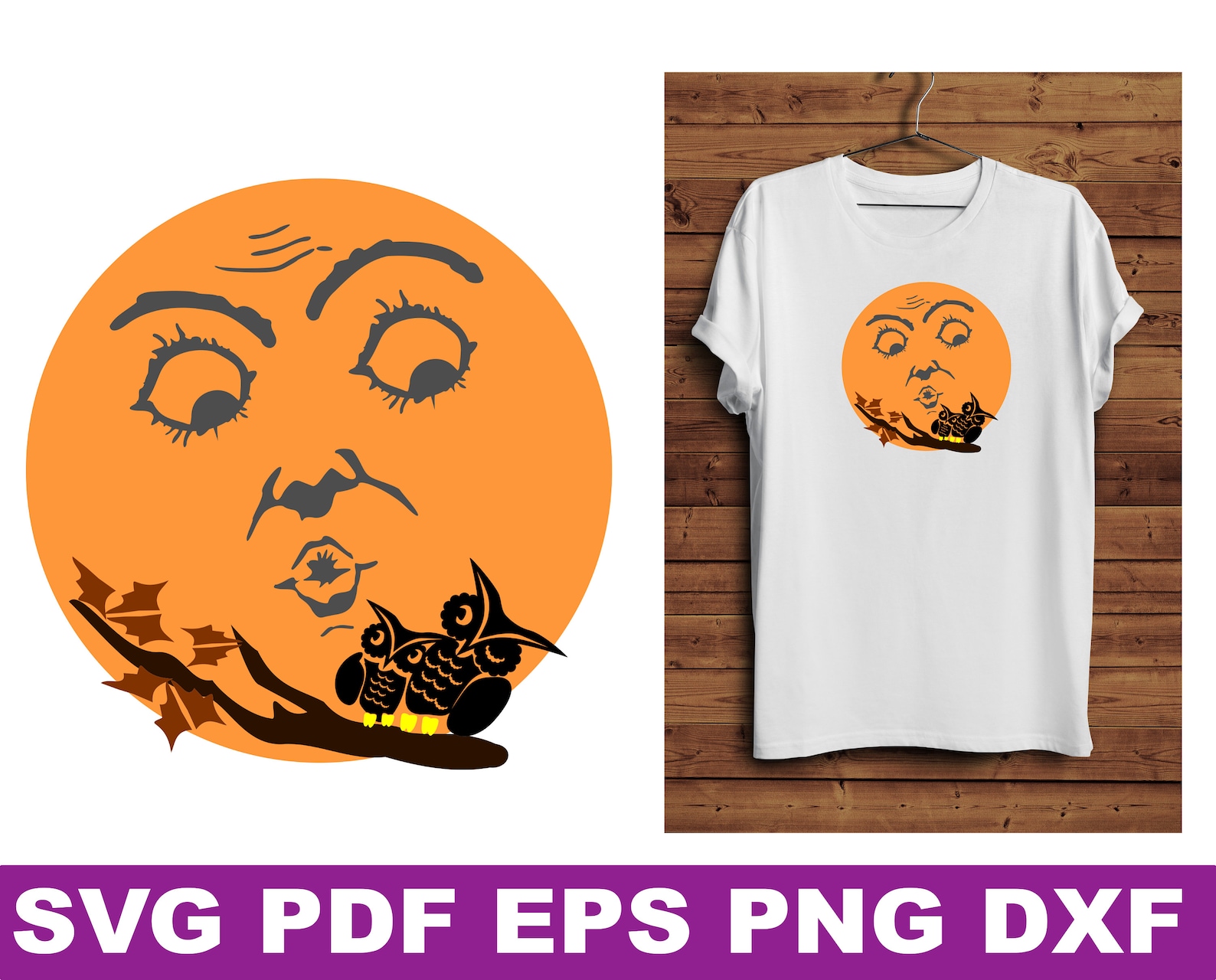 Halloween Svg Svg Halloween Halloween Svg Files Moon Svg | Etsy