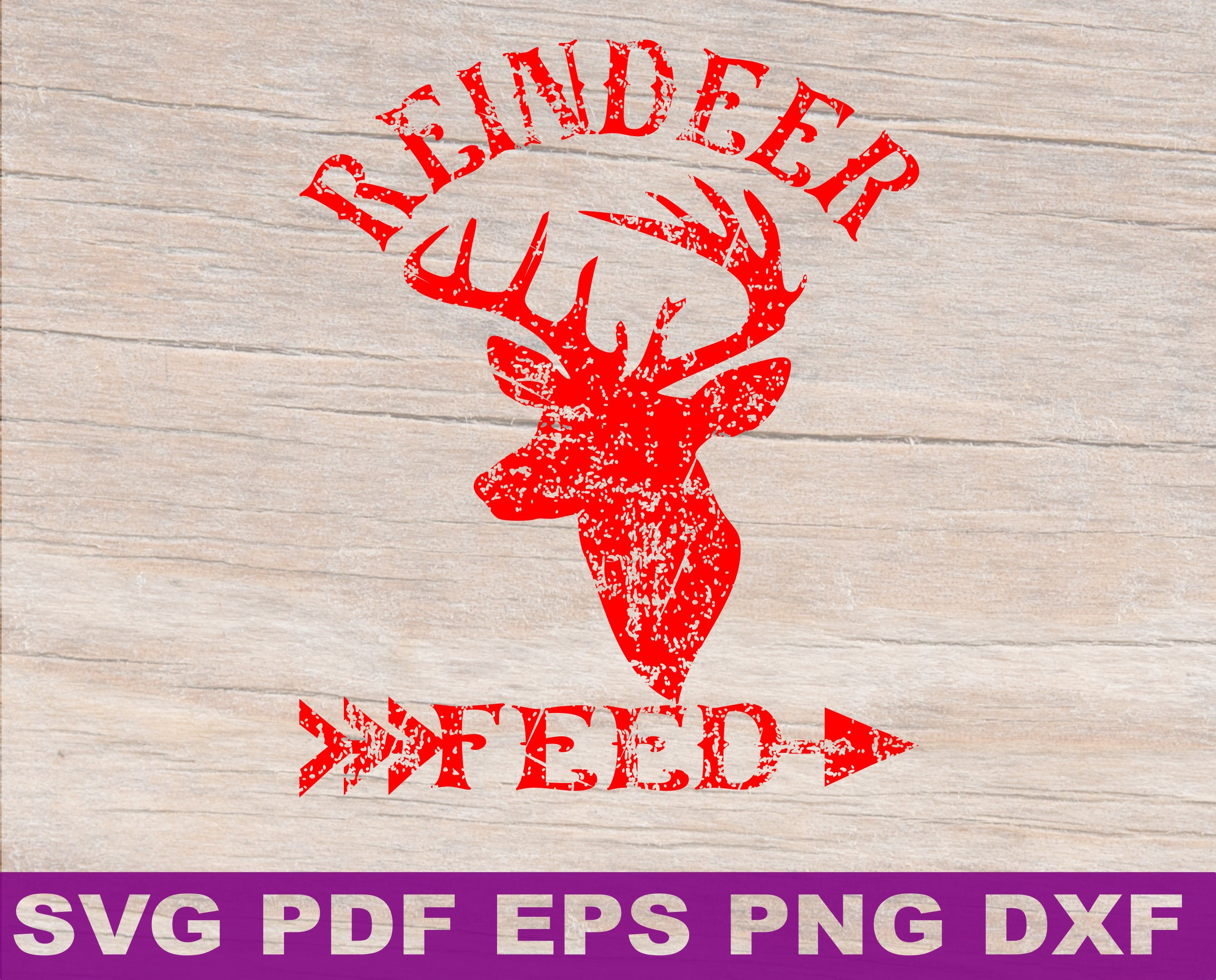 Reindeer Sign Svg Reindeer Svg Christmas Sign Svg Christmas - Etsy