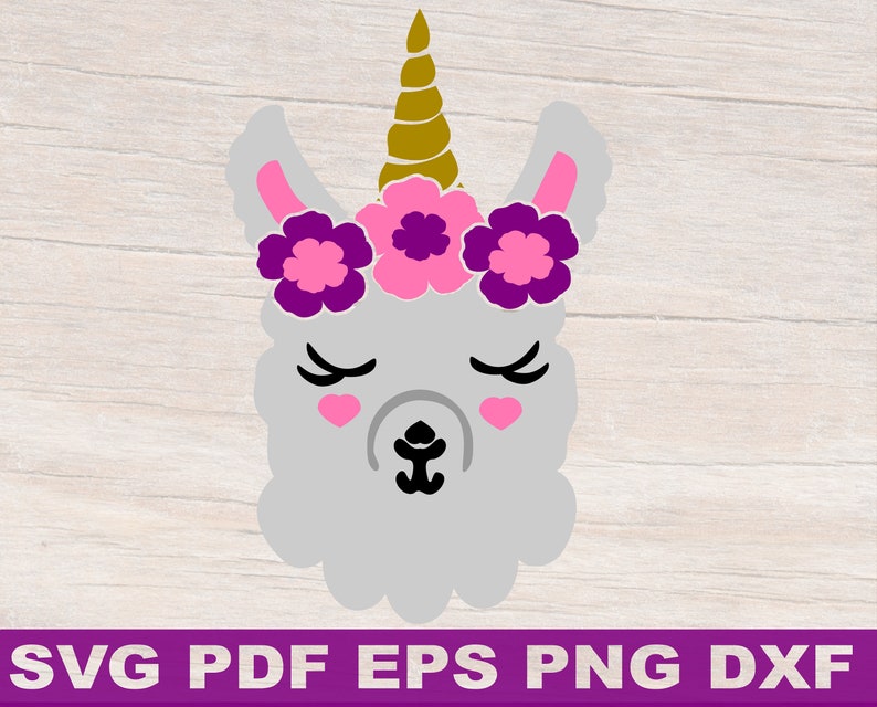 Llama Unicorn Llama Unicorn Svg Llama Svg Unicorn Svg Svg - Etsy