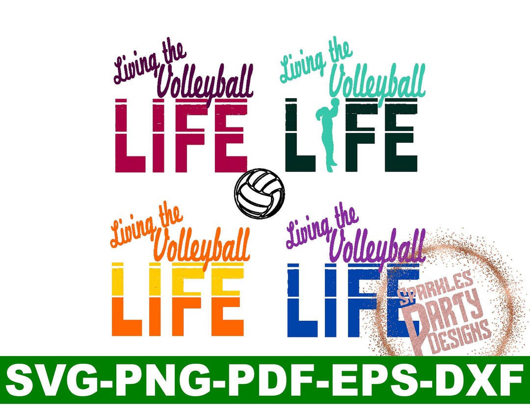 Volleyball Svg, Volleyball Life Svg, Volleyball Svg Files Cricut ...