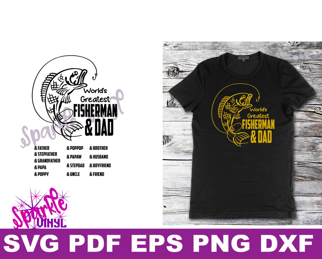 Fishing Svg Fishing Dad Svg Fishing Svg for Dads Fisherman - Etsy
