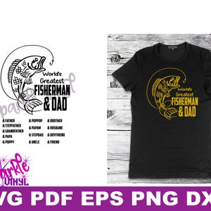 Fishing Svg, Fishing Dad Svg, Fishing Svg for Dads, Fisherman Svg ...