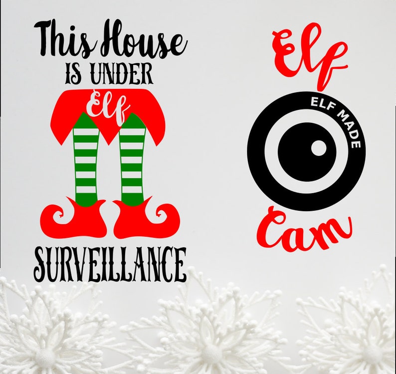 Svg Christmas, Elf Surveillance, SVG, Dxf, Pdf Camera, Christmas Svg ...