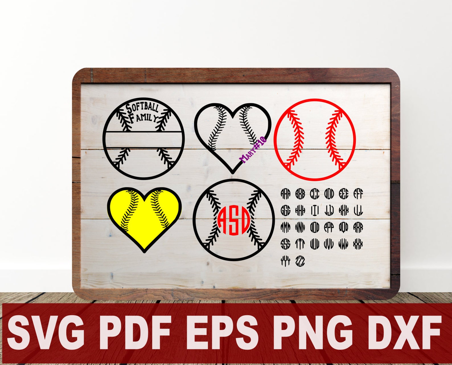 Baseball Svg Files Baseball Monogram Svg Baseball Svg - Etsy