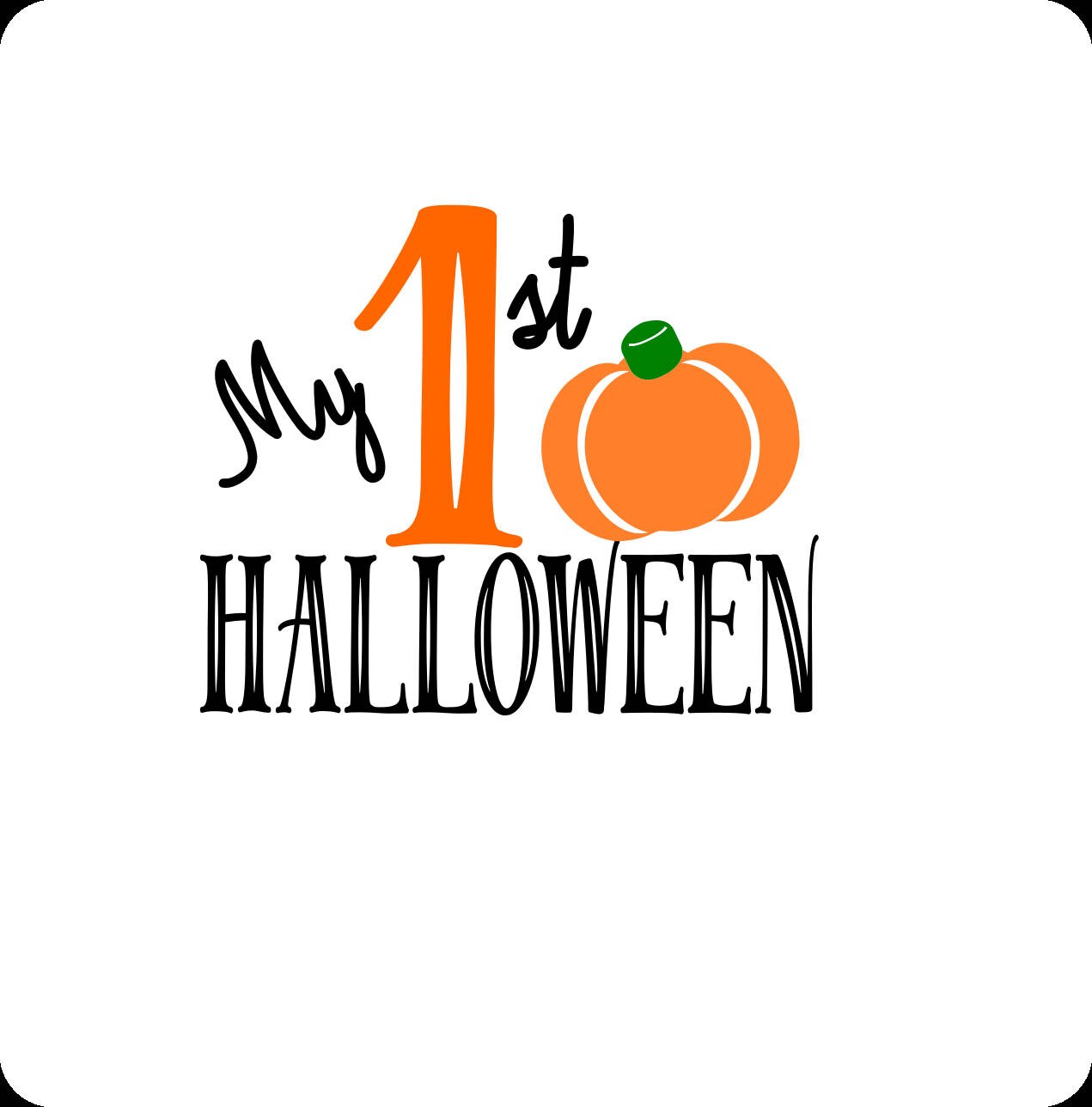 First Halloween Svg, First, Halloween SVG, Pumpkin Svg, My First ...