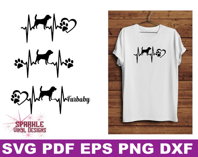 Beagle svg file svg bundle dog breed svg paw print svg - Etsy España